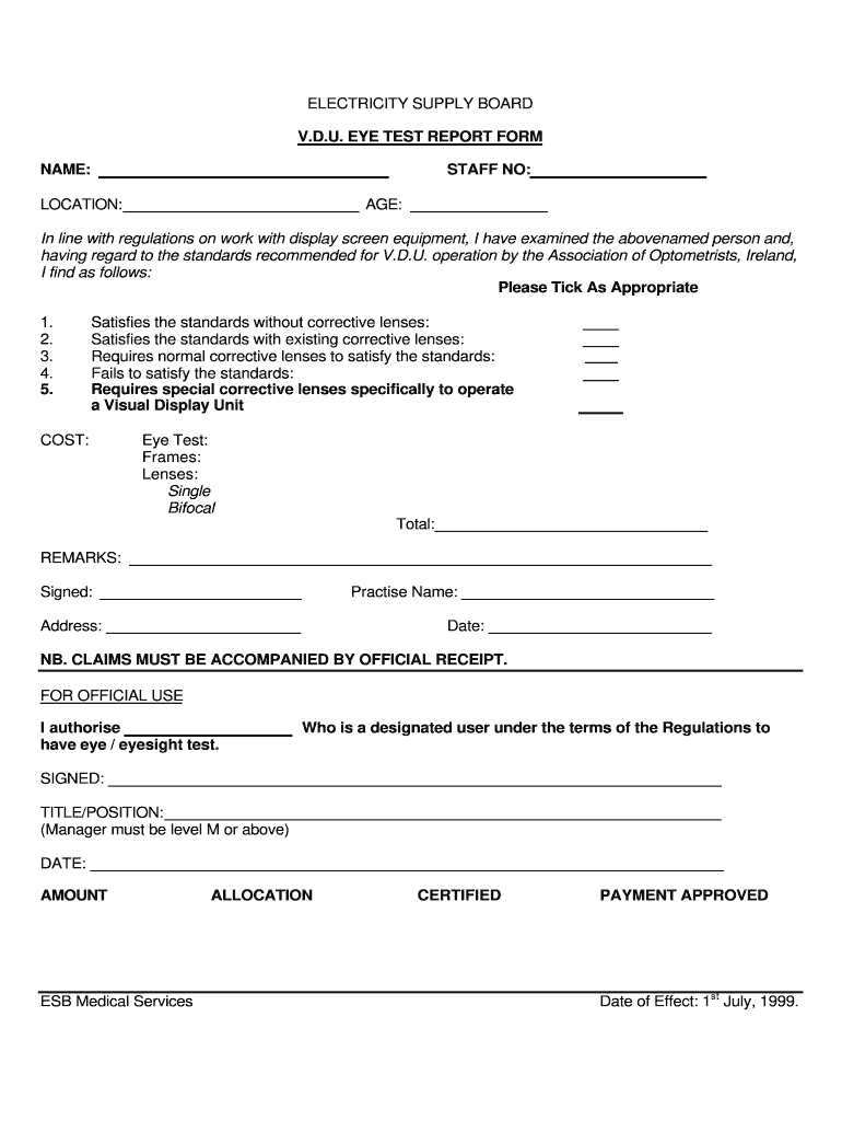 Driver License Eye Test Online Printable Worksheets