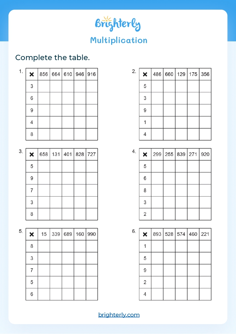Common Core Multiplication Worksheets Printable Worksheets Common Core Multiplication Worksheets Printable Worksheets