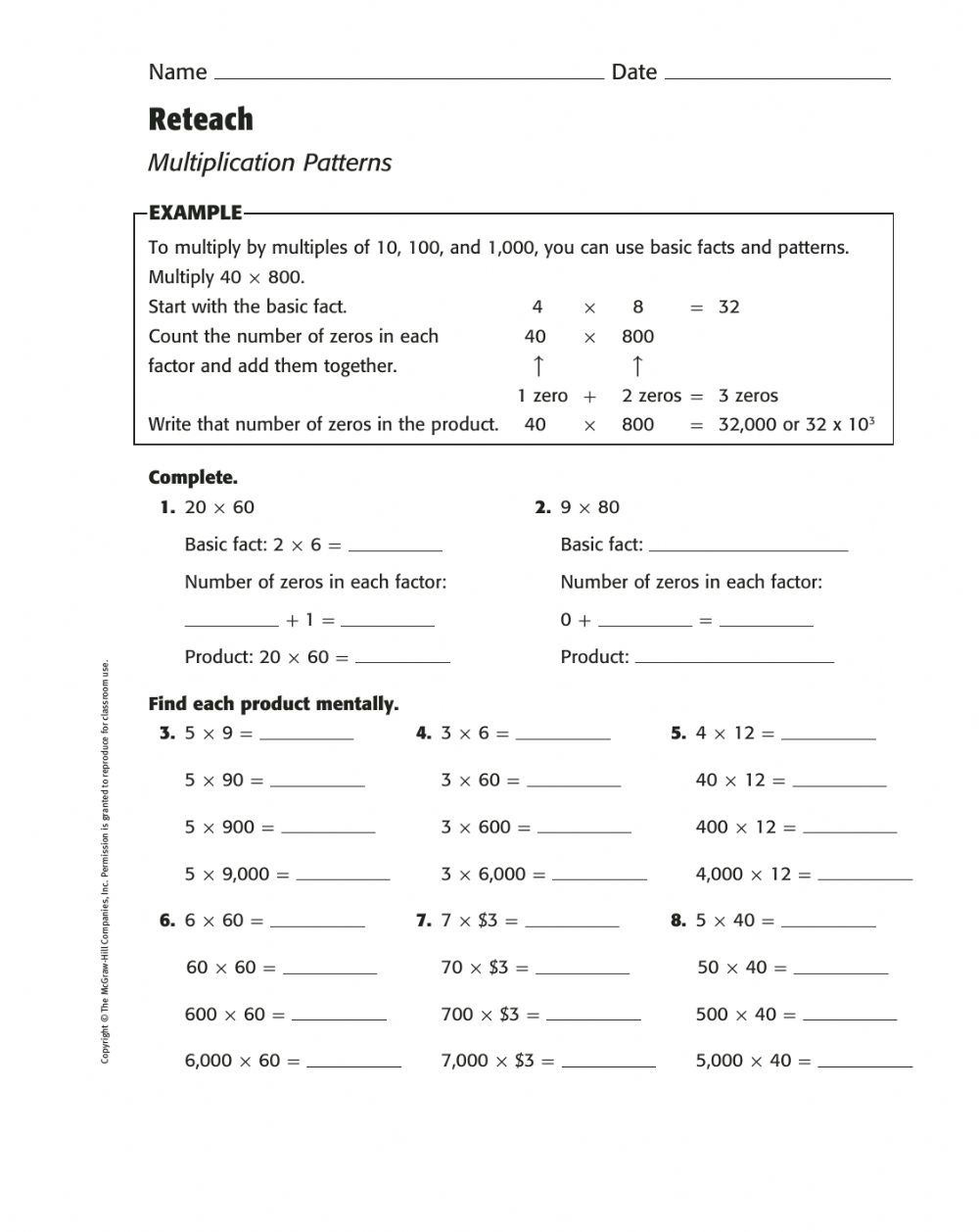 Multiplication Table Patterns Worksheets Printable Worksheets