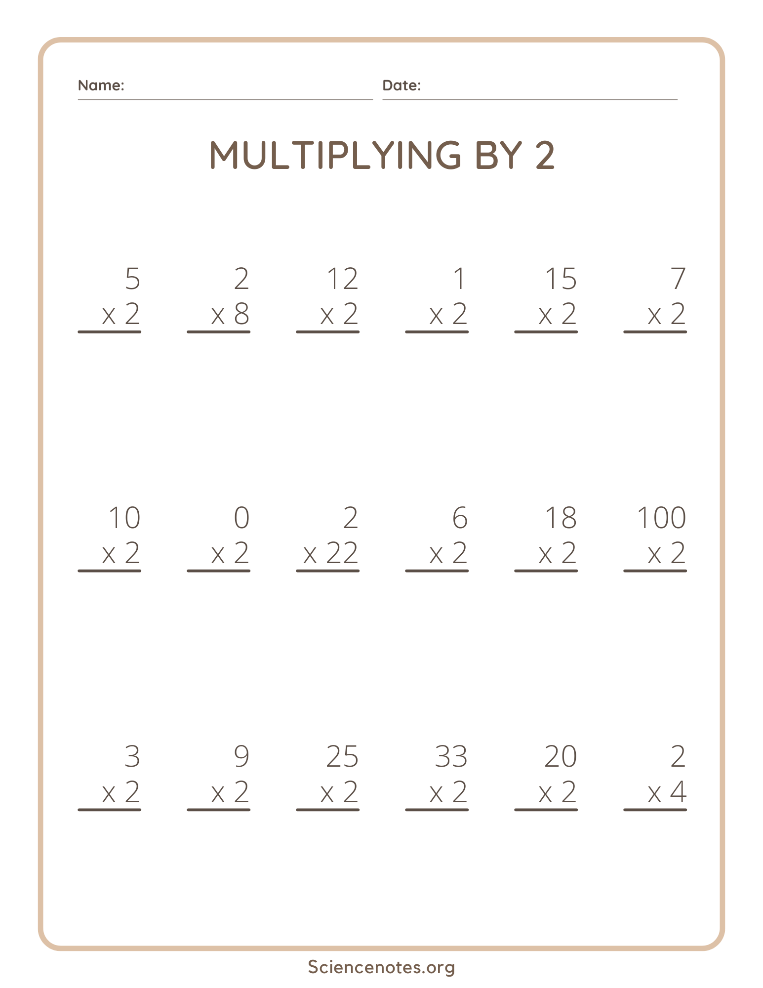 Multiplication Worksheets Packet Pdf Printable Worksheets