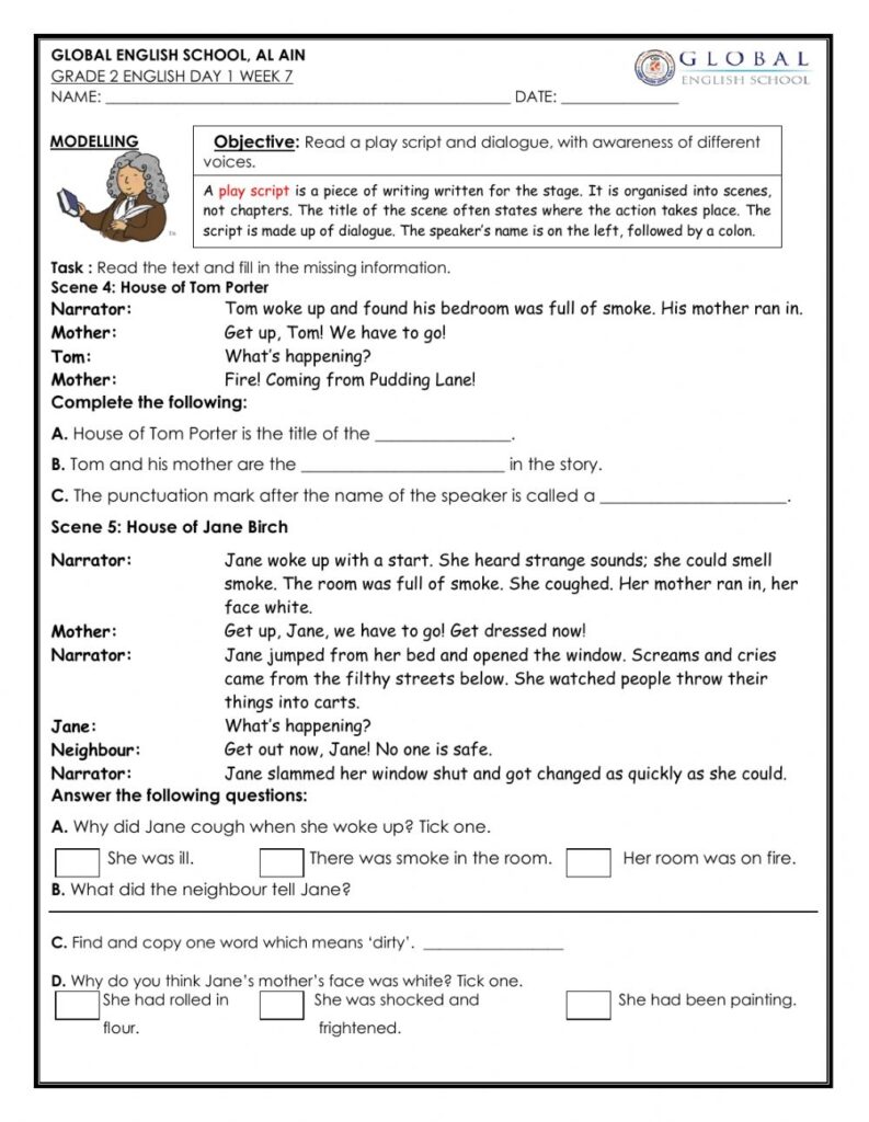 Teaching Script Writing Worksheets Printable Worksheets