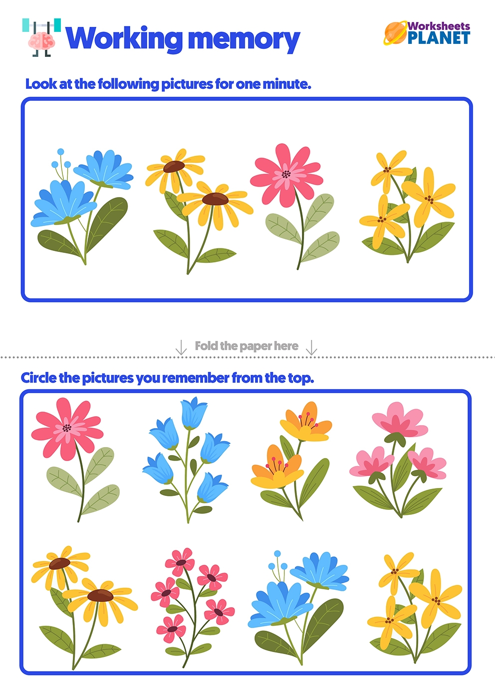 Printable Worksheets To Improve Memory Printable Worksheets Printable Worksheets To Improve Memory Printable Worksheets