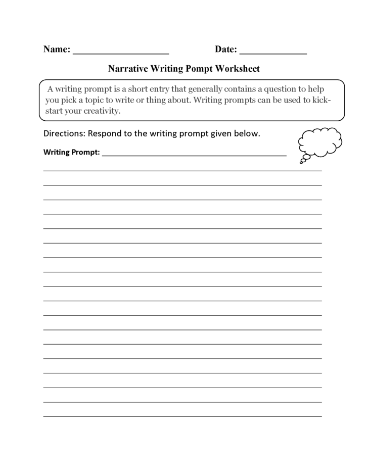 3rd Grade Writing Prompts Worksheets - Printable Worksheets