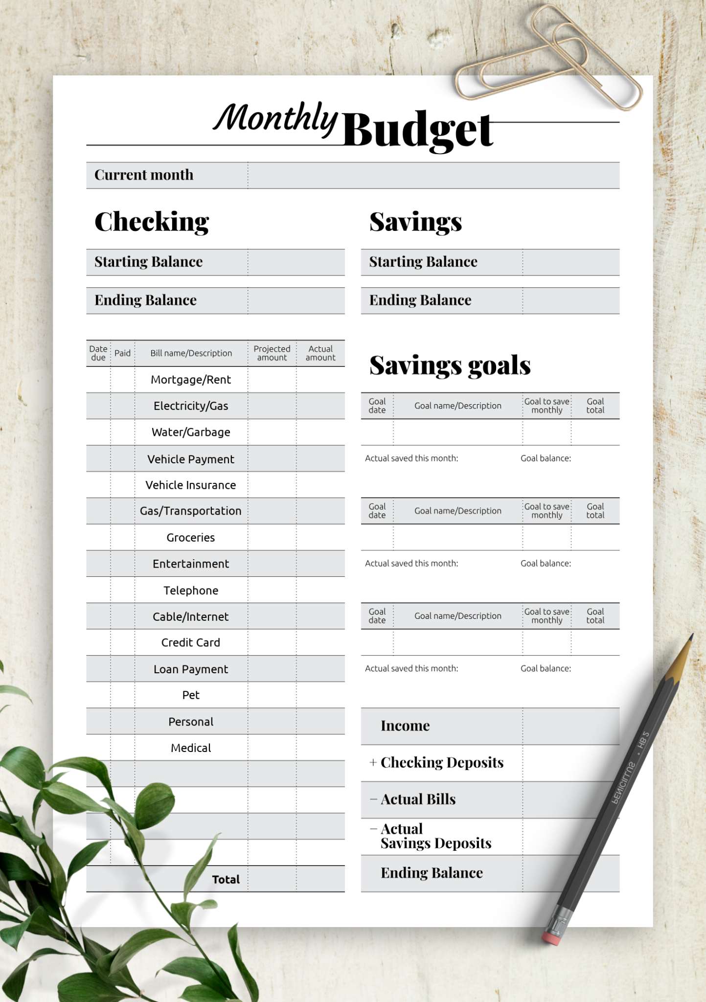 Budget Goals Worksheet Printable Worksheets Budget Goals Worksheet Printable Worksheets