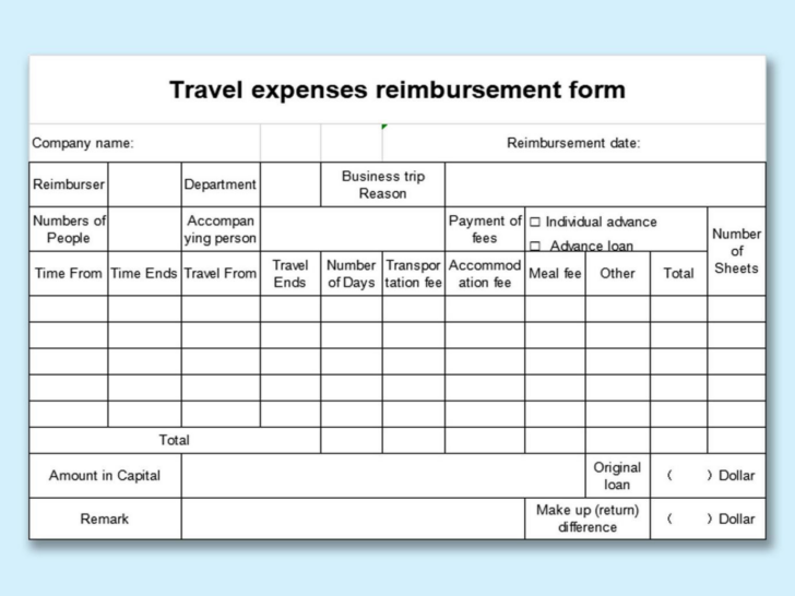 Free Excel Daily Budget Template - Printable Worksheets